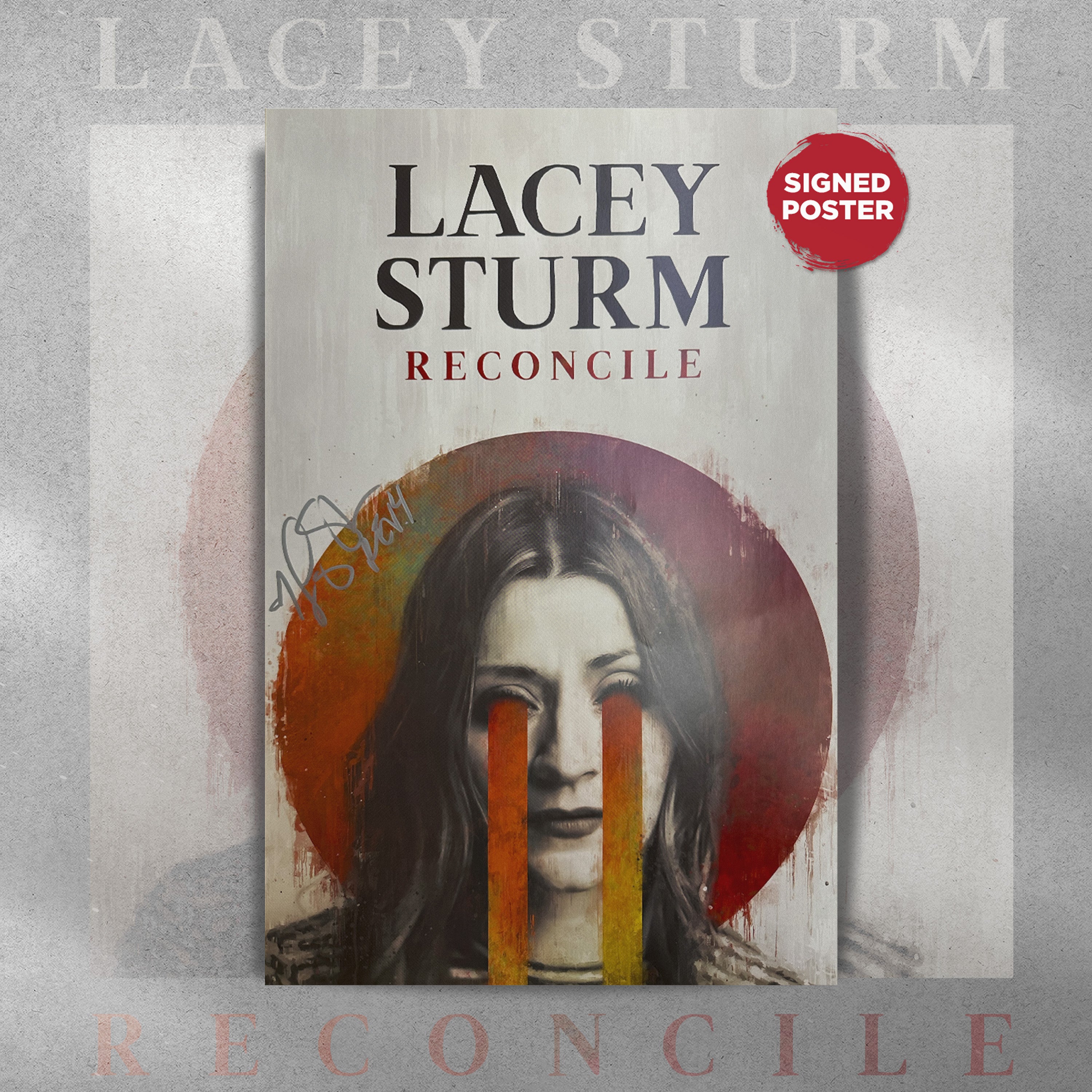 LACEY STURM - SIGNED RECONCILE POSTER – LaceySturm